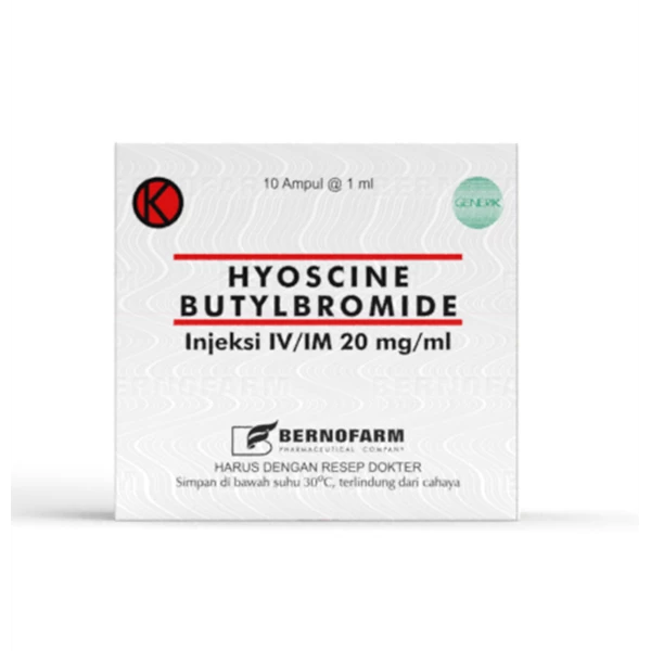 Hyoscine butylbromide inj 20 mg/mL | Daffa Makmur Sentosa