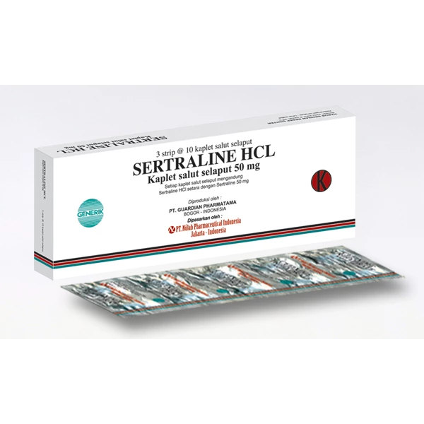 Sertraline 50 mg Tablet 'Obat Generik' | Daffa Makmur Sentosa