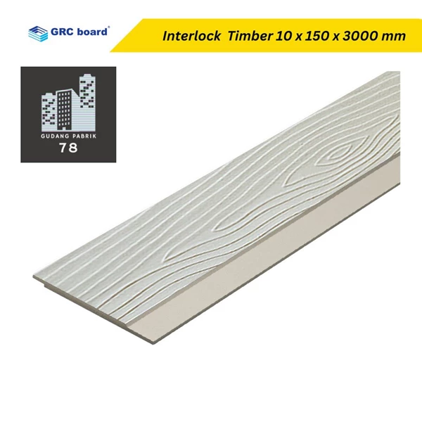 GRC BOARD - Interlock Timber Urat Kayu Profil 10 x 150 x 3000 | MITRA1 ...