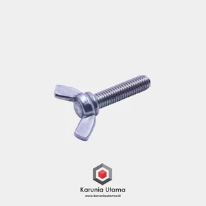 SUS 304 Wing Bolt M8 x 50 ( Baut Kuping Stainless ) wing nut | Karunia ...