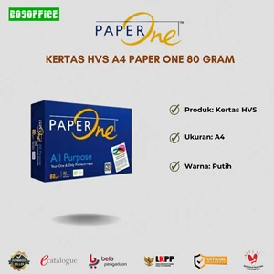 KERTAS HVS A4 PAPER ONE 80 GRAM