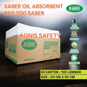 SABER Oil Absorbent Pad 200 | Agnis Industri Matriks