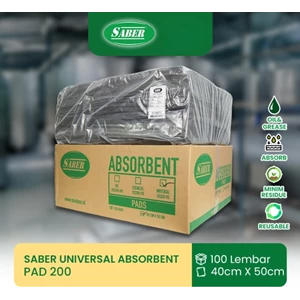 SABER Universal Absorbent Pad 200 Oil Spill Kit | Agnis Industri Matriks