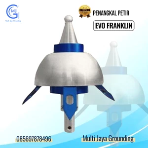 Penangkal Petir Evo Franklin R 60-150 Meter | Multi Jaya Grounding