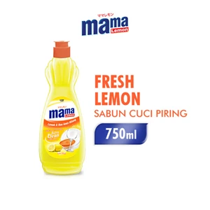 MAMA Liquid Dishwash Lemon 750 ml per karton isi 12 botol (ML810 ...