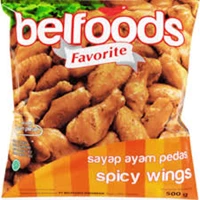 Lezza Chicken Wings Hot & Spicy 400 gr x 12 bungkus per karton code ...