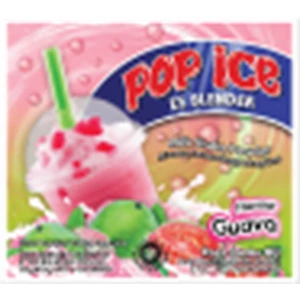 Bubuk Minuman Pop Ice Jambu 25 gr isi 250 pcs/karton | Jaya Utama Santikah