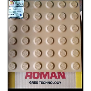 GRANIT ROMAN TACTILE PEDESTRIAN 30X30 | Megah Keramik
