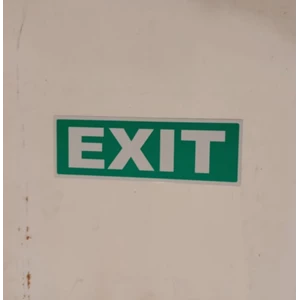 Safety Sign Exit 10 x30 | Joy Safety Electric