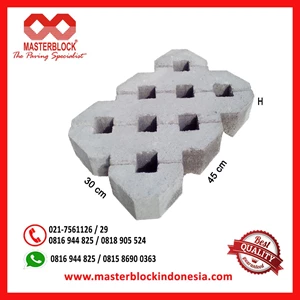 Grass Block / Paving Block Taman - Hydraulic Press 8 Lubang Ukuran 30 X ...