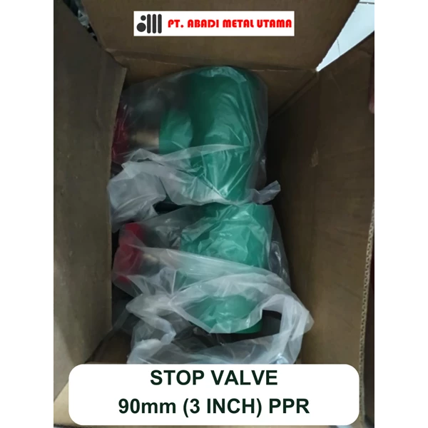 Stop Valve / Stop Gate 90 mm (3 Inch) Stop Kran PPR Merk Lesso | Abadi ...