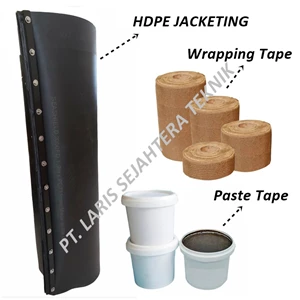 Jacketing HDPE Insulasi Pipa Corrosion Tape | Laris Sejahtera Teknik