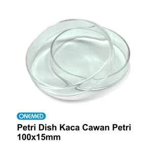 Petridish Kaca Cawan Petri 100 x 15 mm "Alat Laboratorium umum" | Duta ...