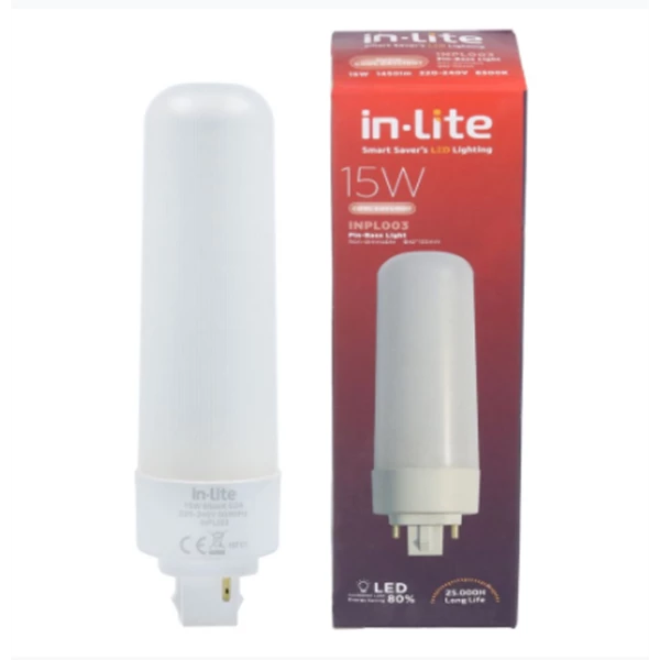 Lampu LED In-Lite Pin Base Light INPL003-15CD-6500K | Suryamas ...