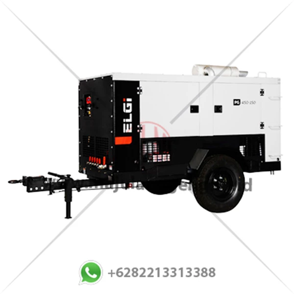 Kompresor Angin Proyek Trailer Sand Blast ELGI PG 400-100 | Maju ...