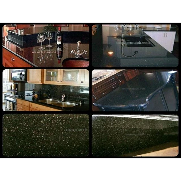 Meja Granit Hitam Emas Granit India Meja Dapur Meja Kitchen Meja ...