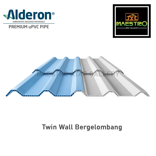 Atap UPVC Alderon Twin Wall Bergelombang | Maestro Atap Gallery