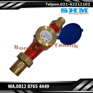 Water Meter SHM Multi Jet Brass Flow Meters 2 Inch | Bona Indo Teknik