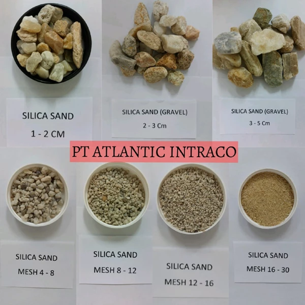 Pasir Silika bermacam ukuran mesh | ATLANTIC INTRACO