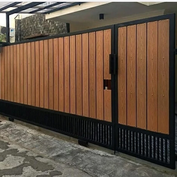 Papan Kayu Pagar Motif Serat Kayu 20X100 Cm | Gallery Parket