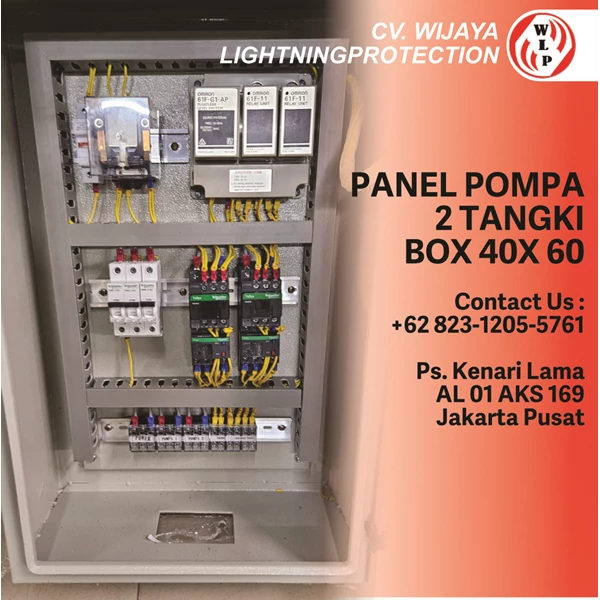 Panel Listrik Pompa Air 2 Tangki Otomatis Enclosure 40x60 cm - PANEL ...